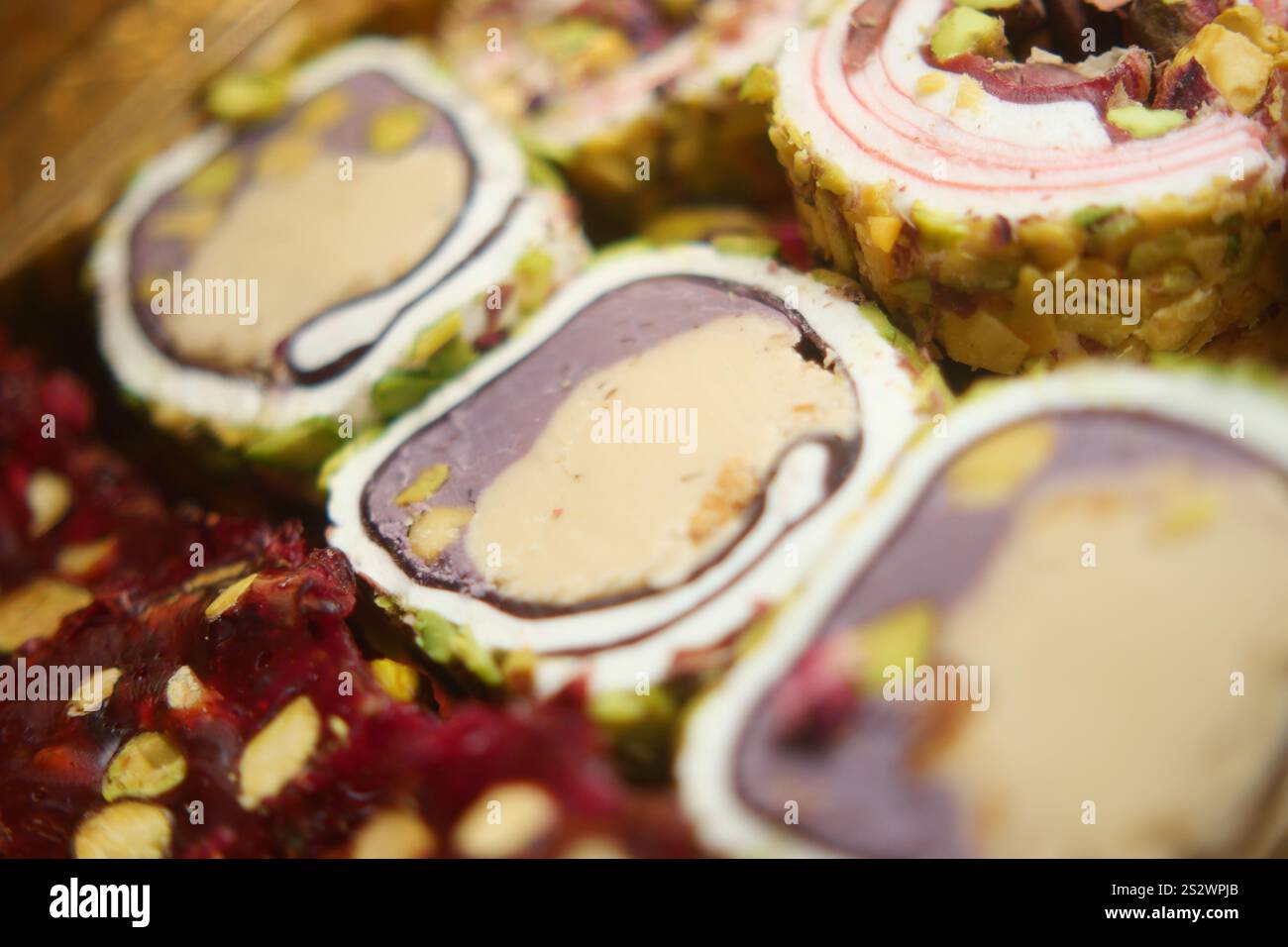 Turkish traditional sweet Turkish delight in a packet Stock Photo - Alamy