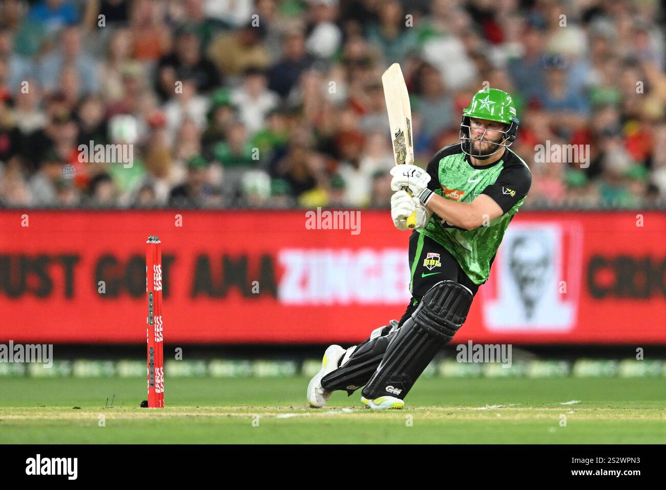 Melbourne, Australia. 04th Jan, 2025. Ben Duckett of the Stars plays a ...