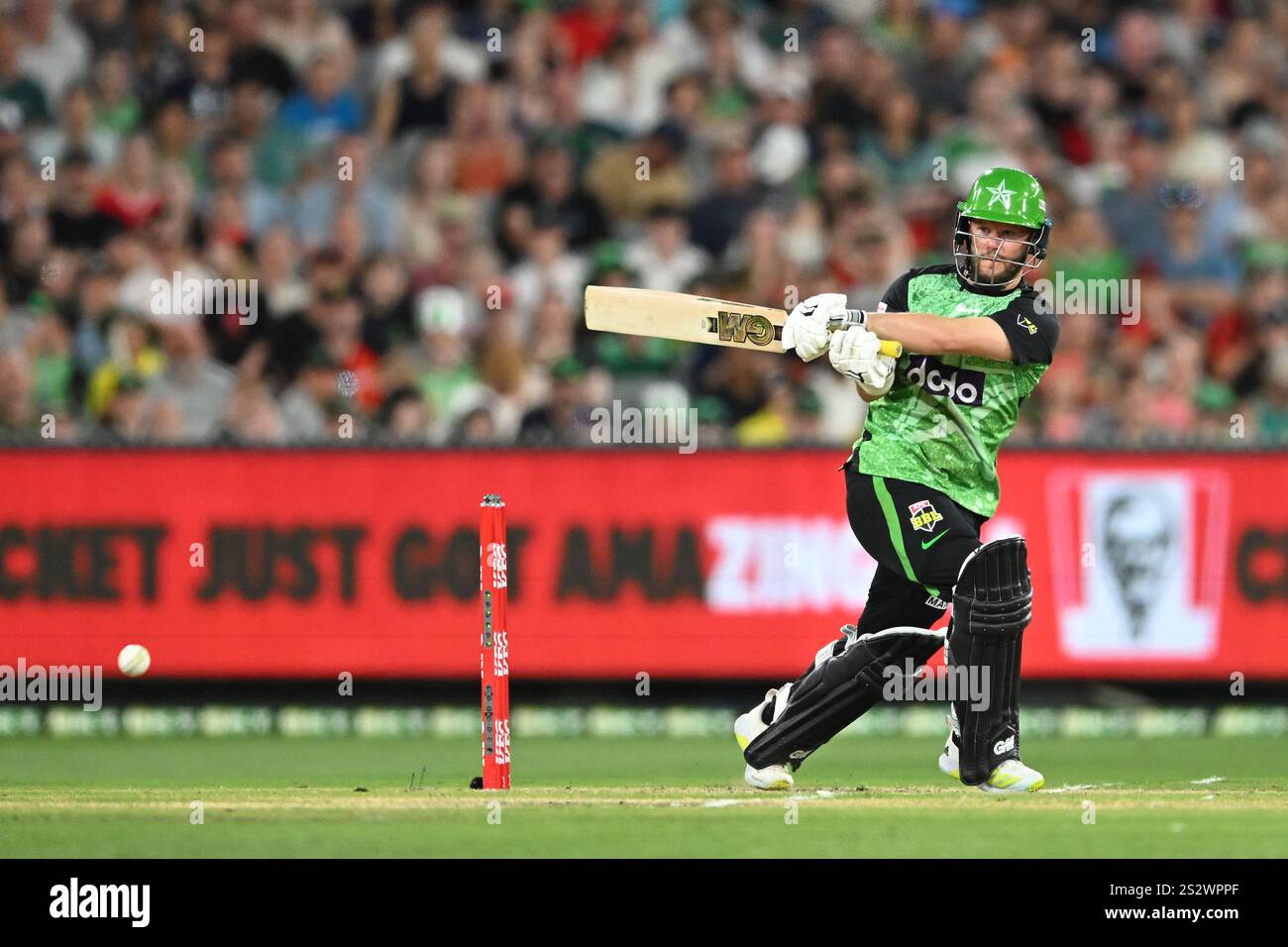 Melbourne, Australia. 04th Jan, 2025. Ben Duckett of the Stars plays a ...