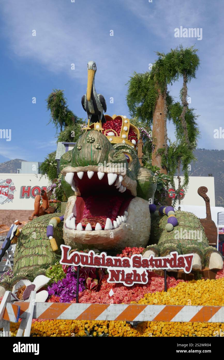 Pasadena, California, USA 3rd January 2025 at 2025 Louisiana Alligator ...