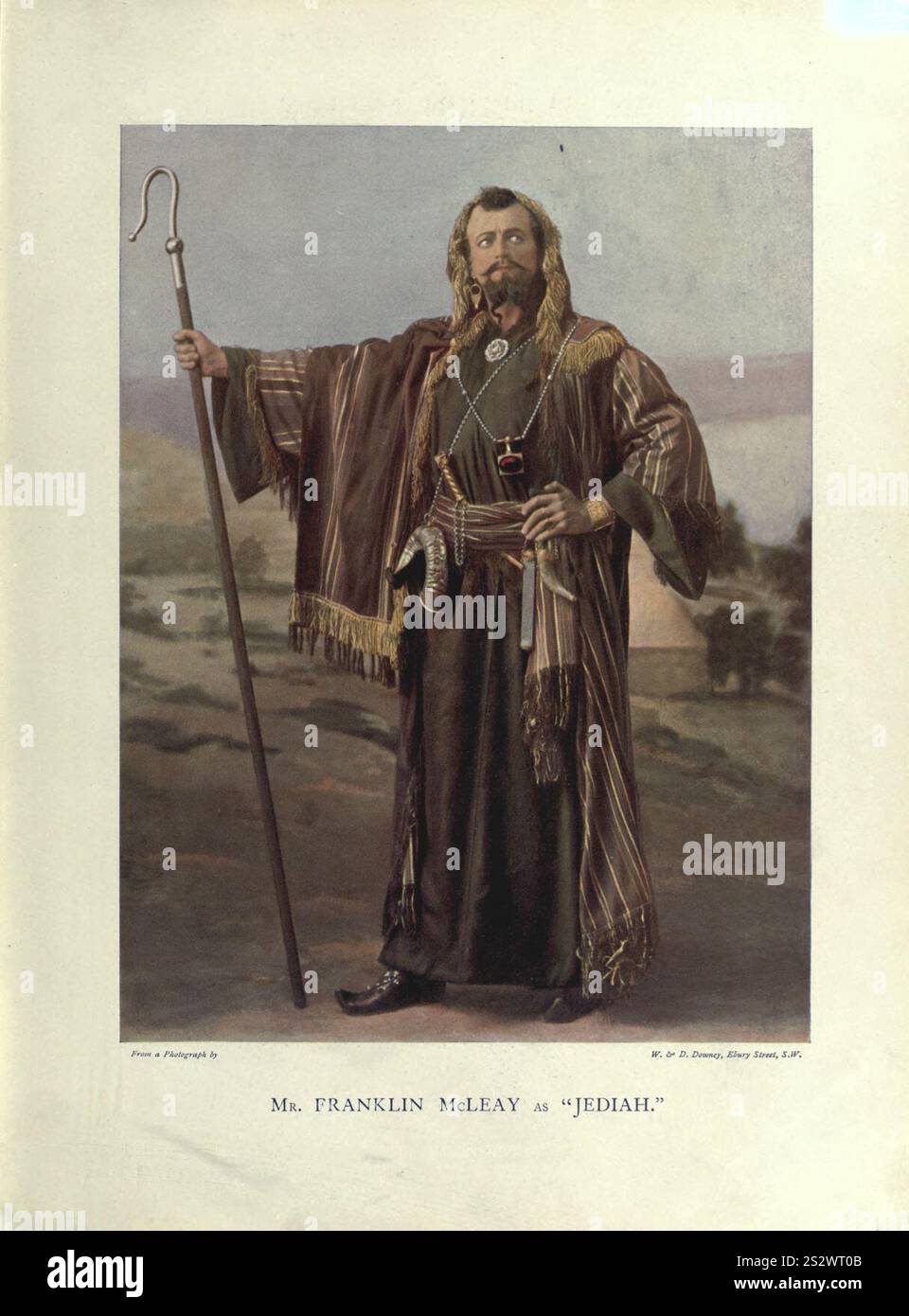 Franklin McLeay as Jediah. W. & D. Downey Stock Photo - Alamy