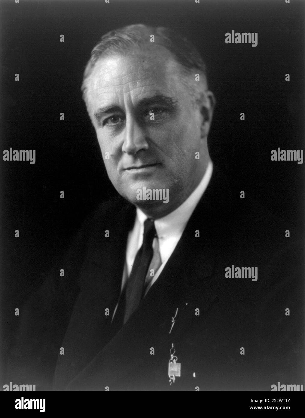 Franklin Delano Roosevelt, Portrait 1933 Stock Photo - Alamy