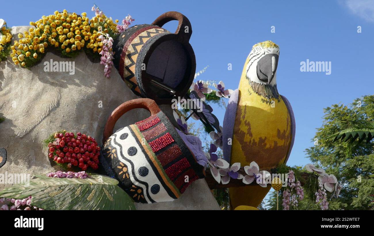 Pasadena, California, USA 3rd January 2025 at 2025 Macaw on Float at ...