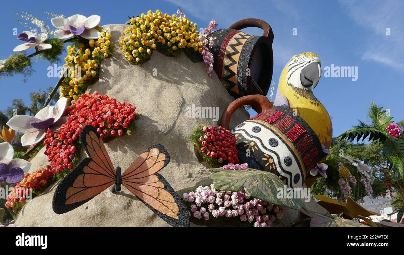 Pasadena, California, USA 3rd January 2025 at 2025 Macaw on Float at ...