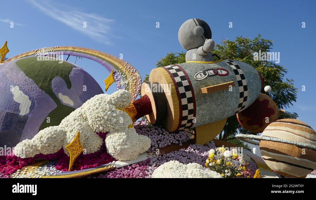 Pasadena, California, USA 3rd January 2025 at 2025 Spaceship on Float ...
