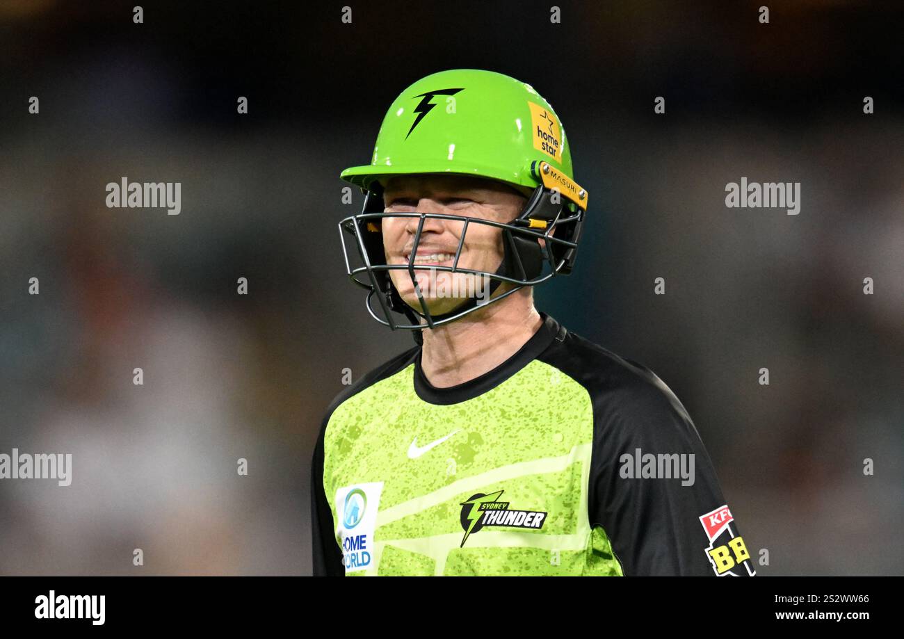 Brisbane, Australia. 06th Jan, 2025. Sam Billings of the Thunder is ...