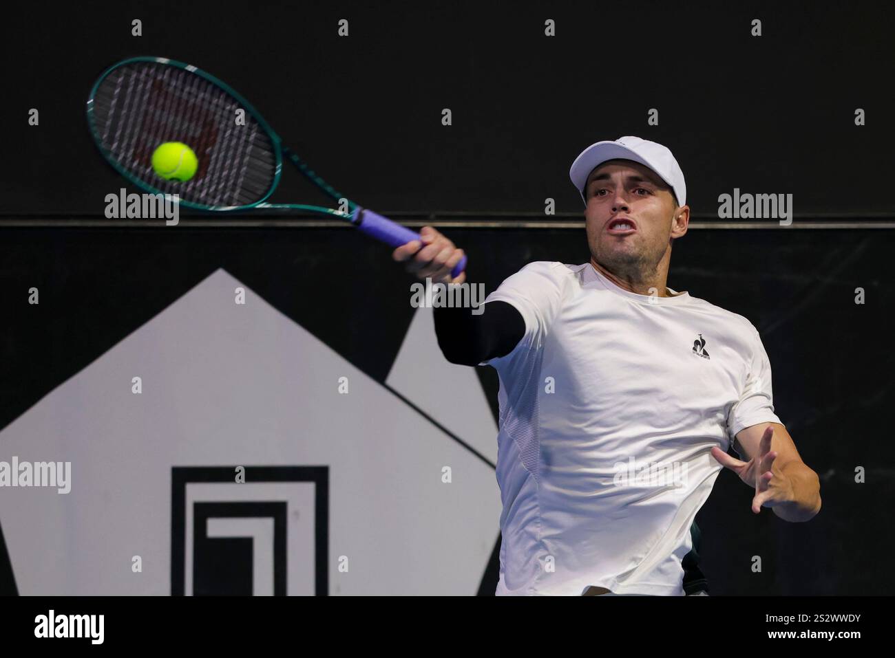 Christopher O'Connell of Australia in his match against Arthur ...