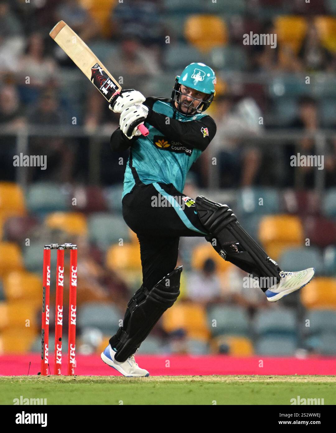 Colin Munro of the Heat in action during the Big Bash League match ...