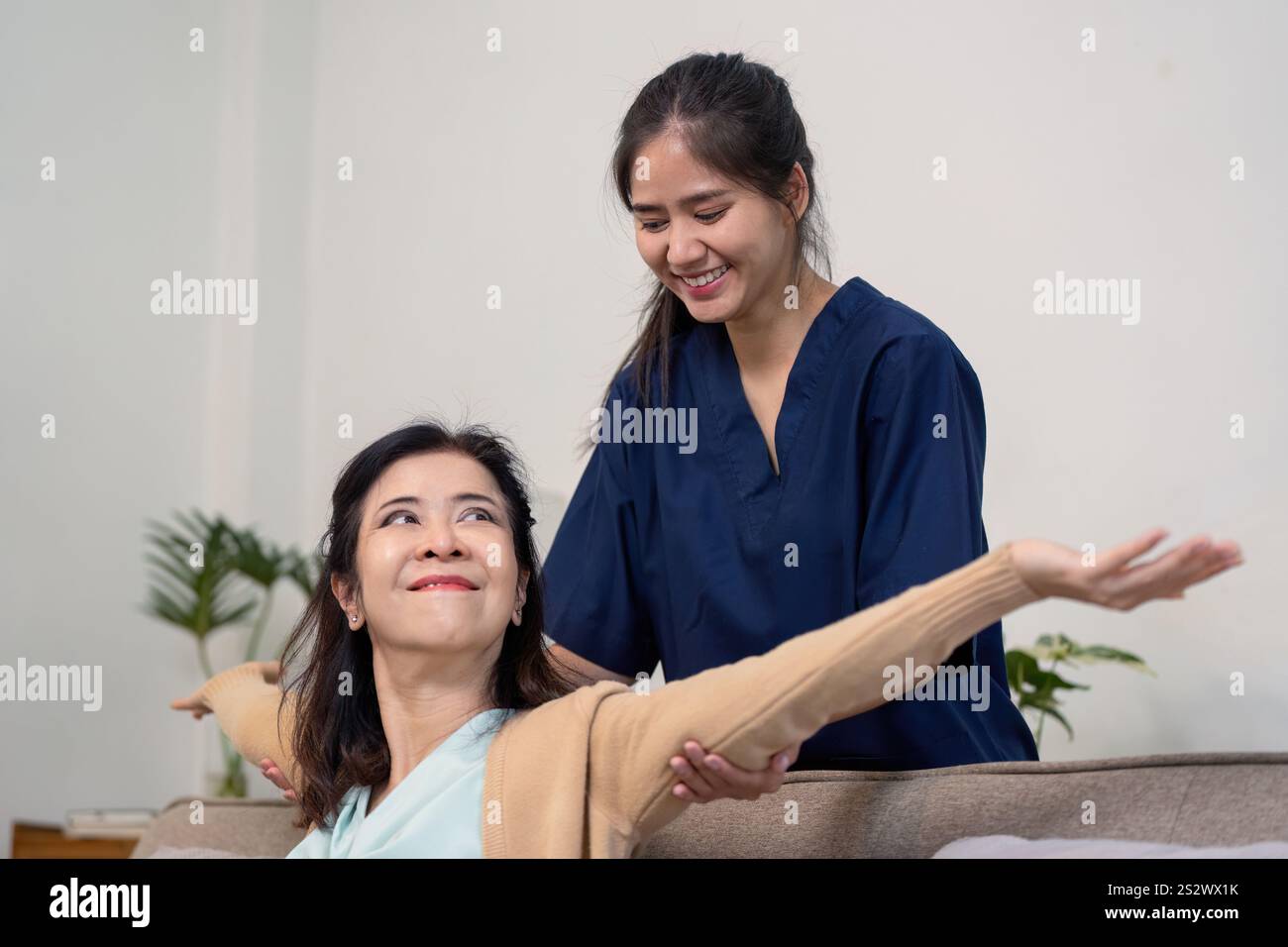 Wellness therapy session home environment health content comforting ...