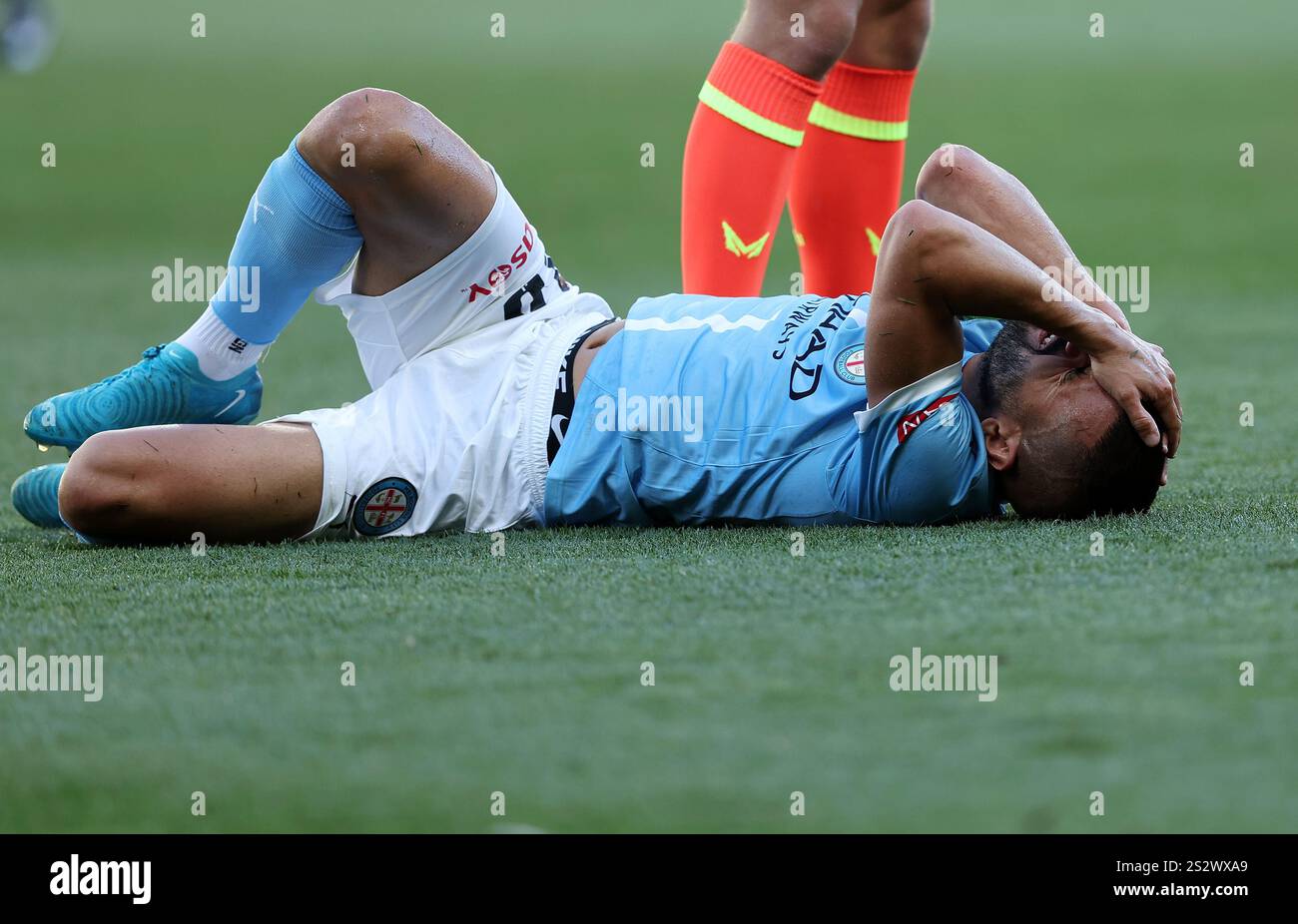 Melbourne, Australia. 07th Jan, 2025. Aziz Behich of Melbourne City FC ...