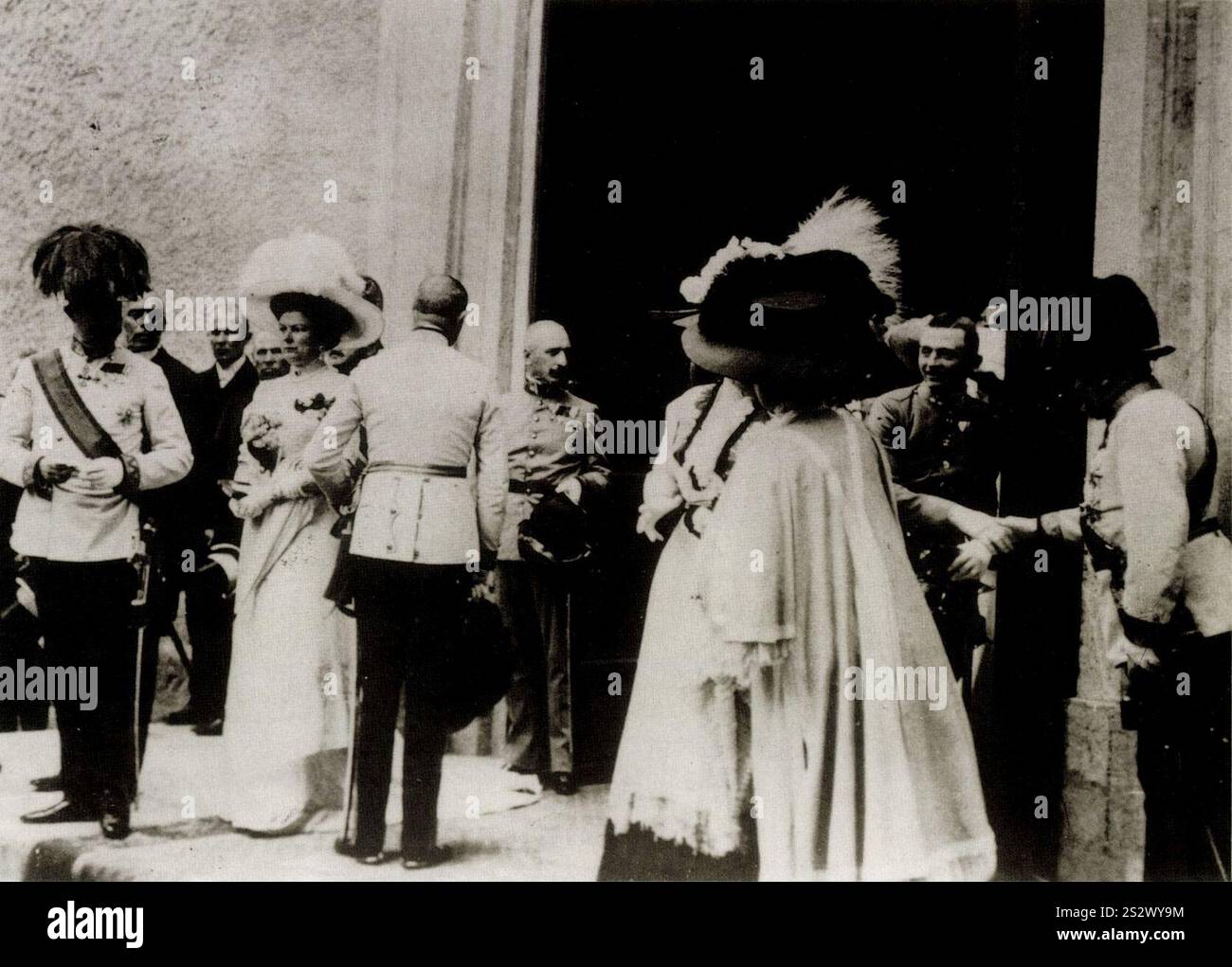 František Ferdinand d'Este s chotí v Sarajevu (červen 1914 Stock Photo ...
