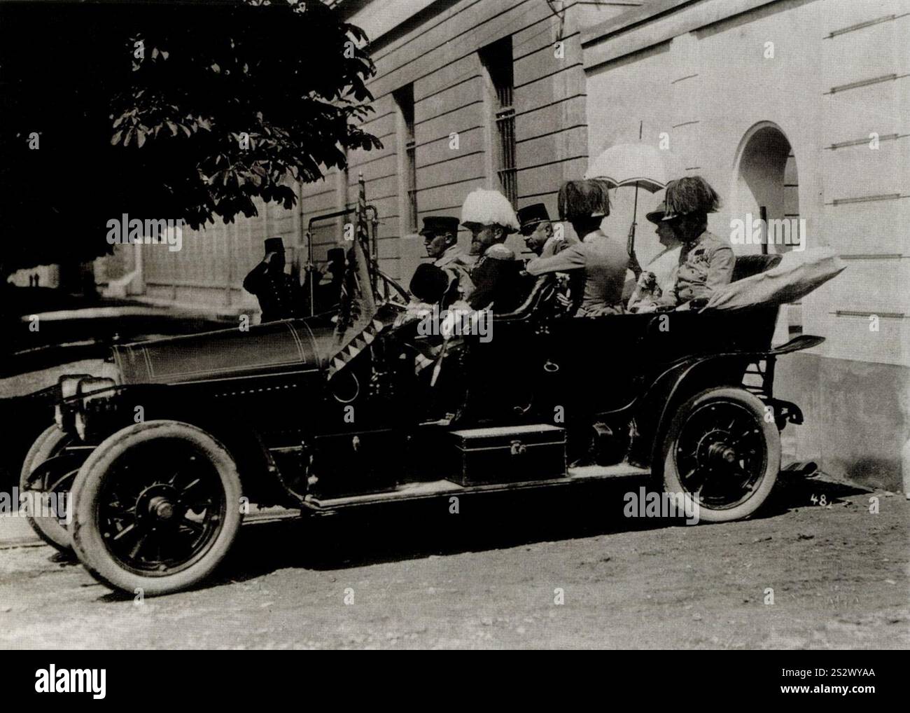 František Ferdinand d'Este s chotí v Sarajevu (28. června 1914 Stock ...