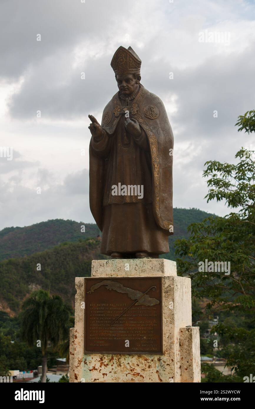 The St Antonio Ma Claret statue in the Basilica Santuario Nacional de ...