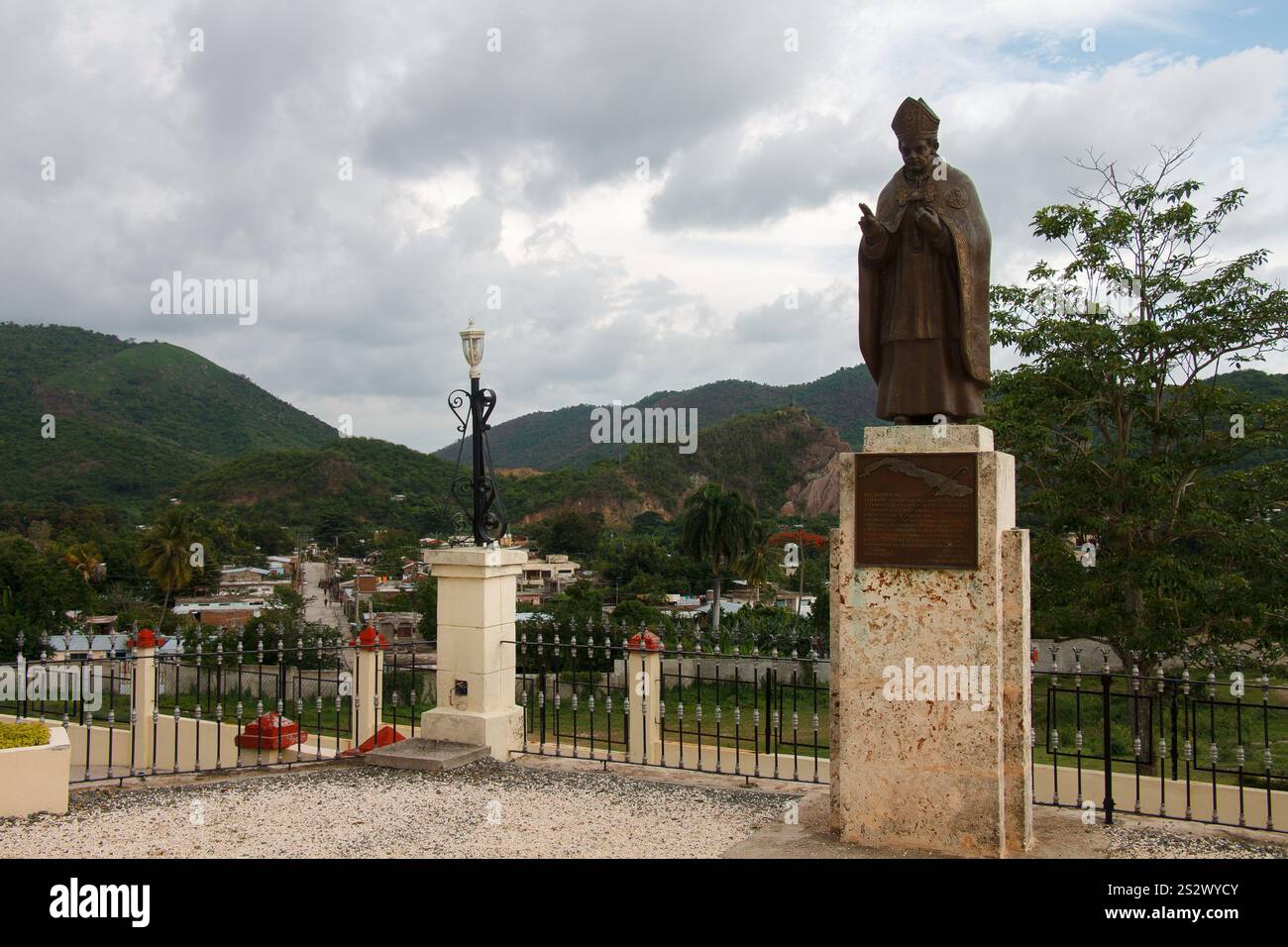 The St Antonio Ma Claret statue in the Basilica Santuario Nacional de ...
