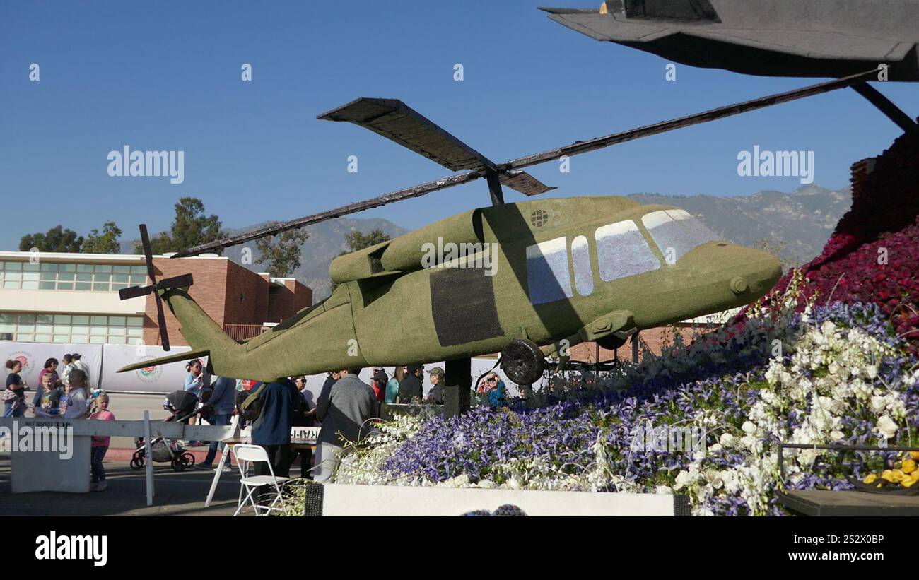 Pasadena, California, USA 3rd January 2025 at 2025 Helicopter on Float ...