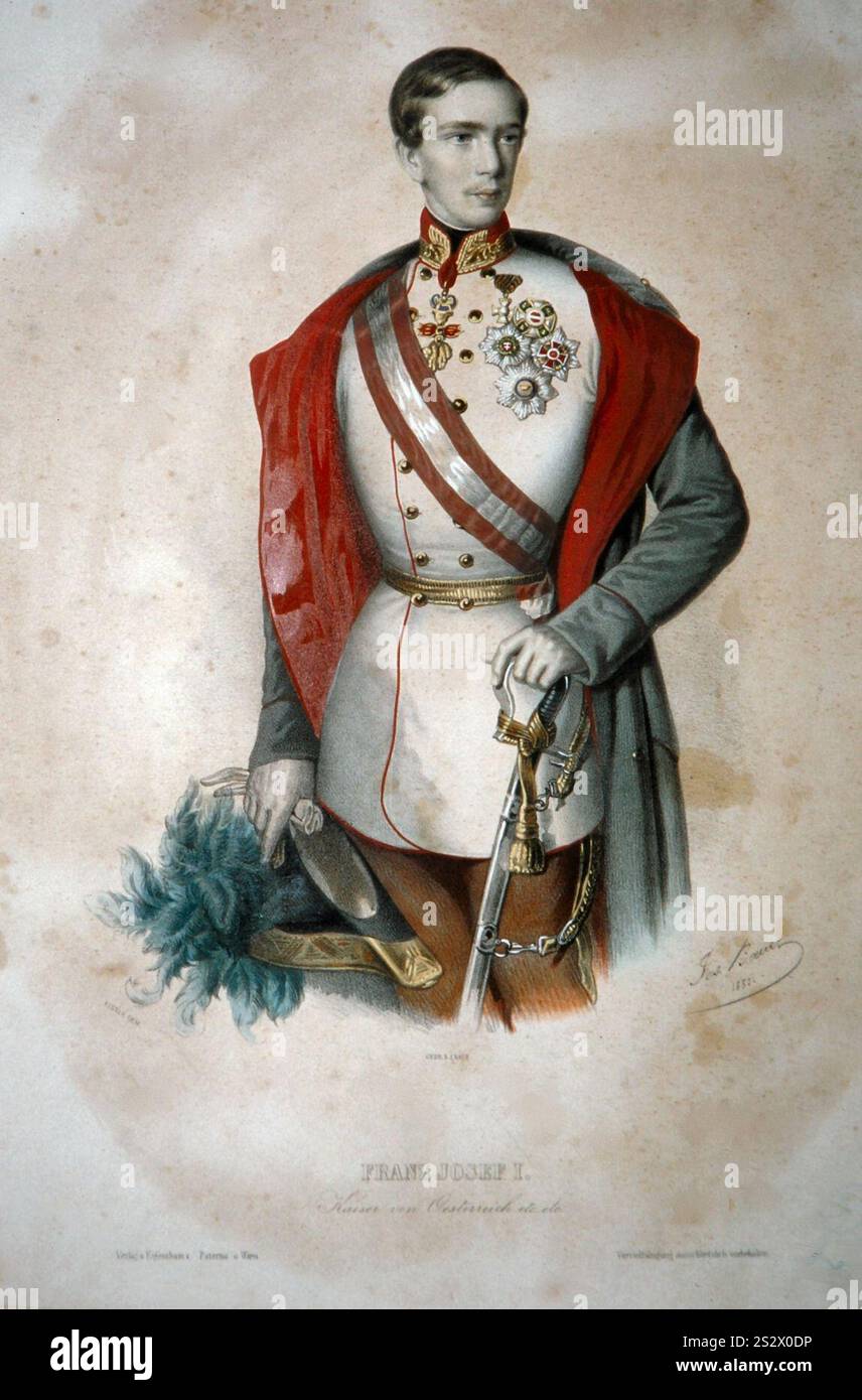 Franz Joseph I. Bauer 1 Litho 01 Stock Photo - Alamy