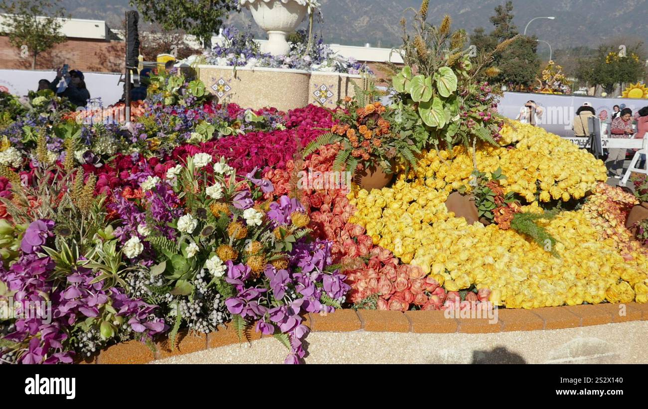 Pasadena, California, USA 3rd January 2025 at 2025 Sierra Madre Float ...