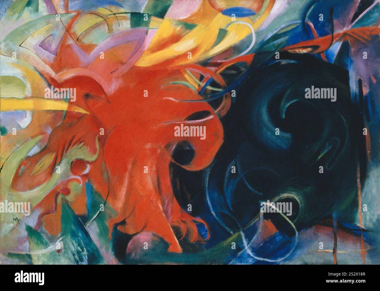 Franz Marc Kampfende Formen