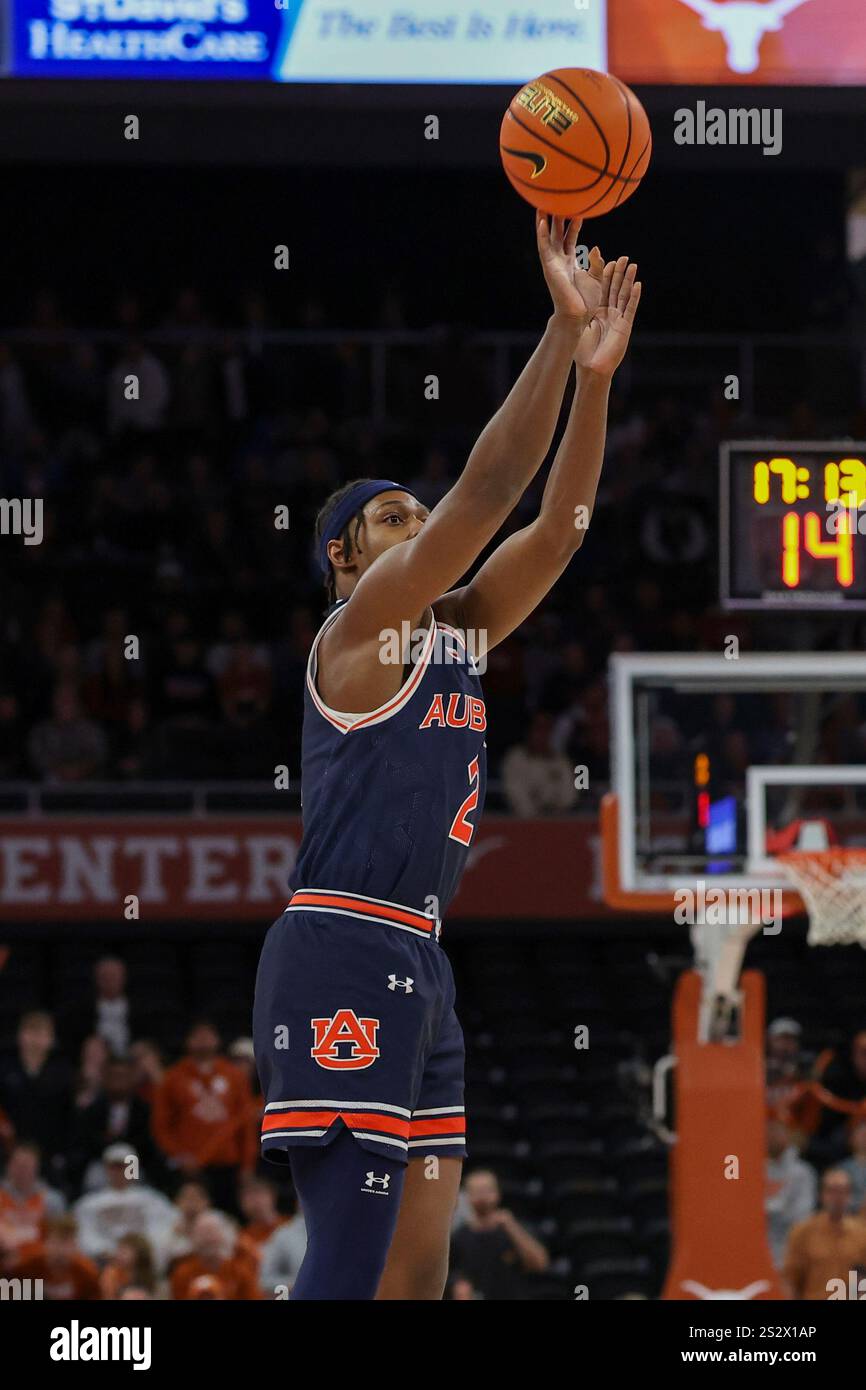AUSTIN, TX - JANUARY 07: Auburn Tigers guard Blake Muschalek (21 ...