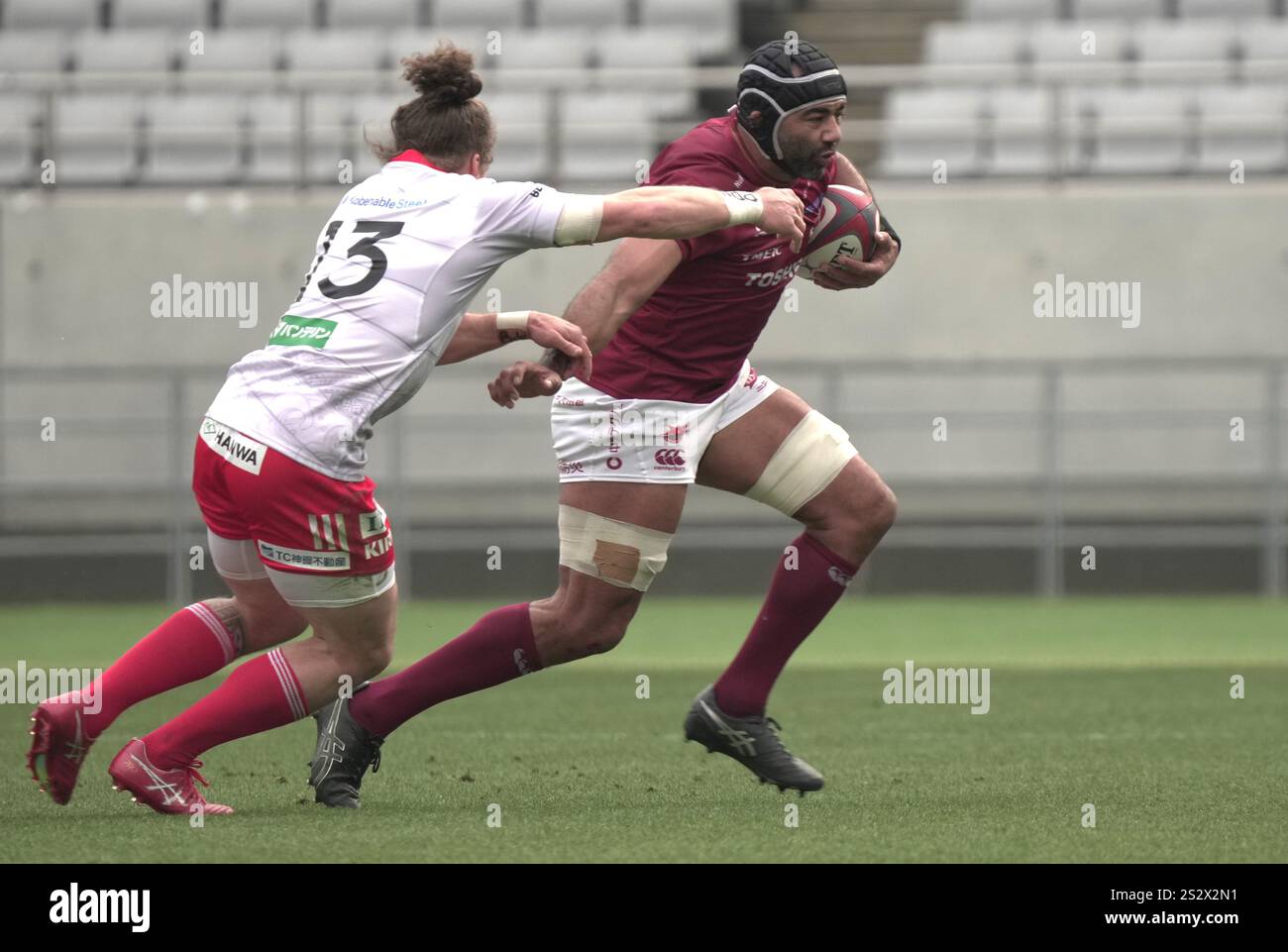 Brave Lupus' Michael Leitch during the 2024-25 Japan Rugby League One ...