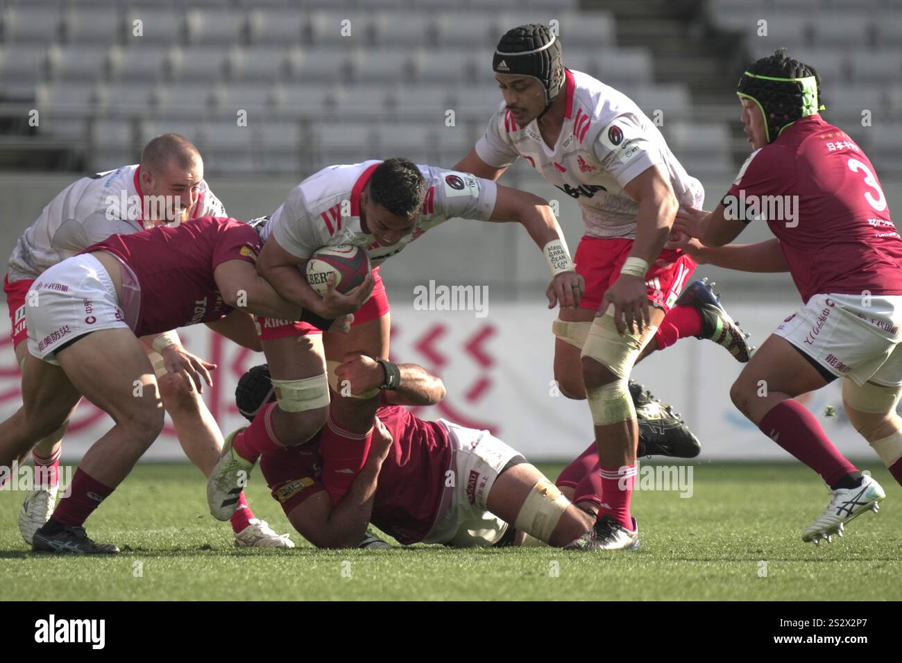Steelers' Amanaki Saumaki during the 2024-25 Japan Rugby League One ...