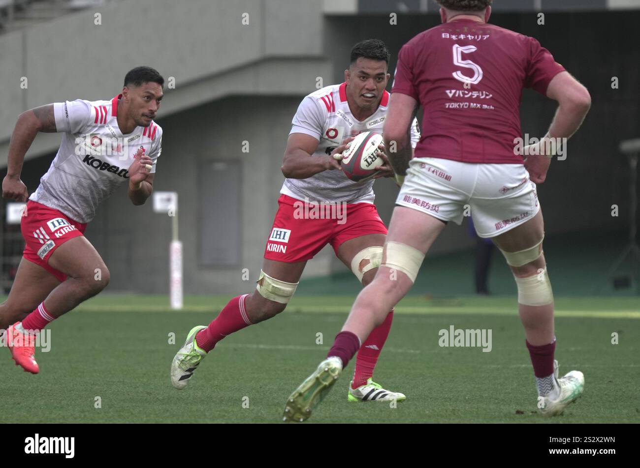 Steelers' Amanaki Saumaki during the 2024-25 Japan Rugby League One ...