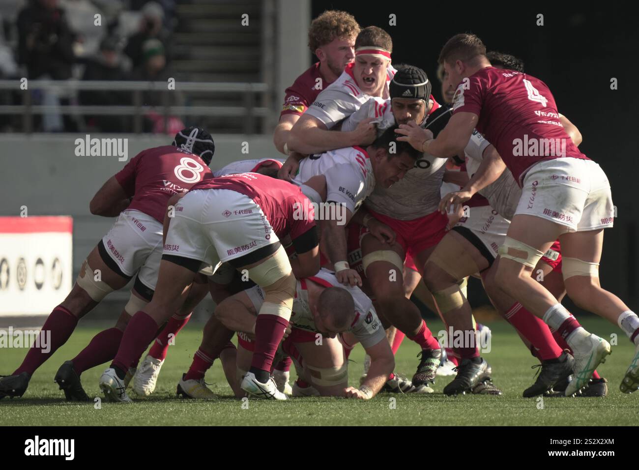 Steelers' Brodie Retallick during the 2024-25 Japan Rugby League One ...