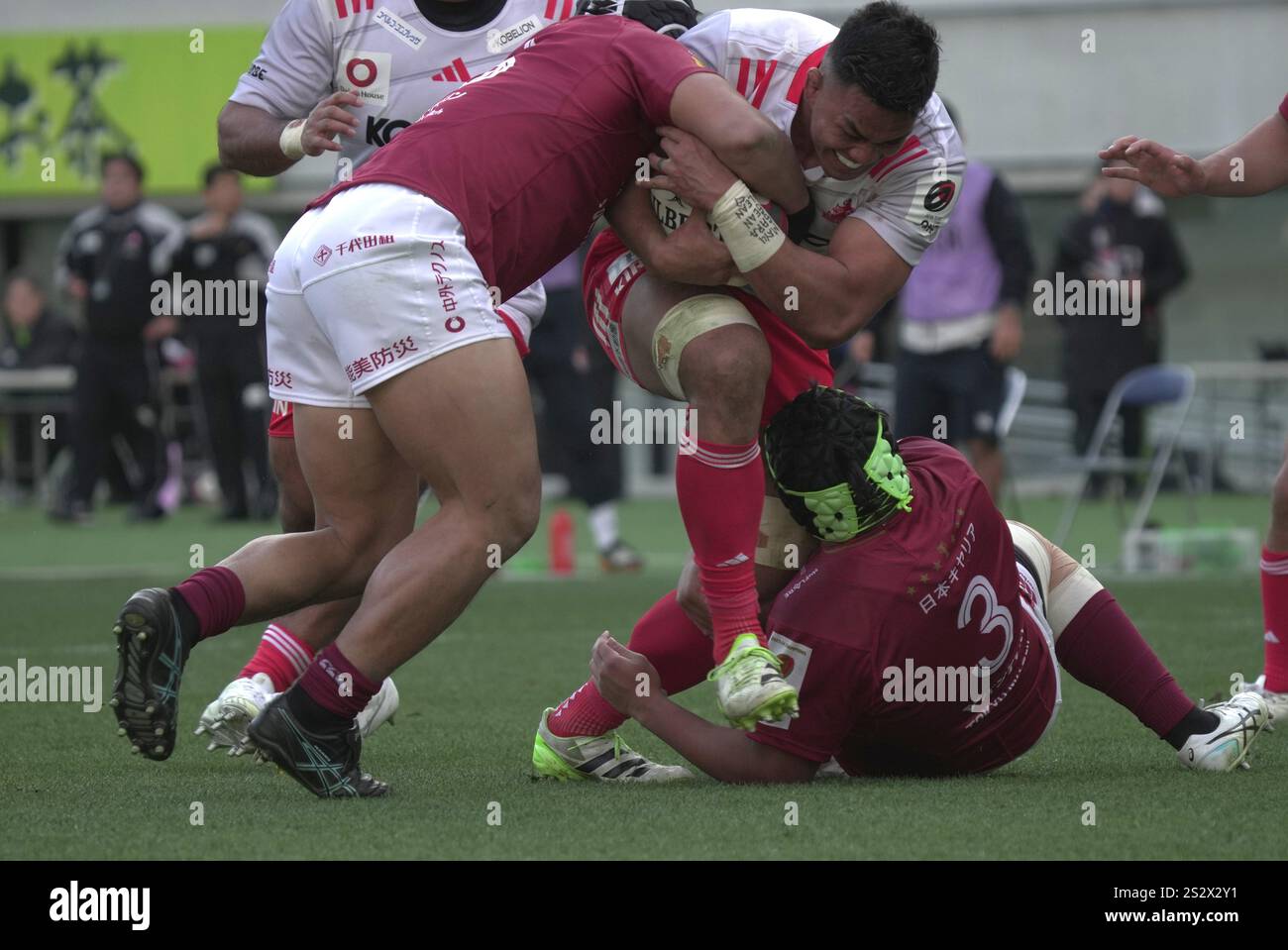 Steelers' Amanaki Saumaki during the 2024-25 Japan Rugby League One ...