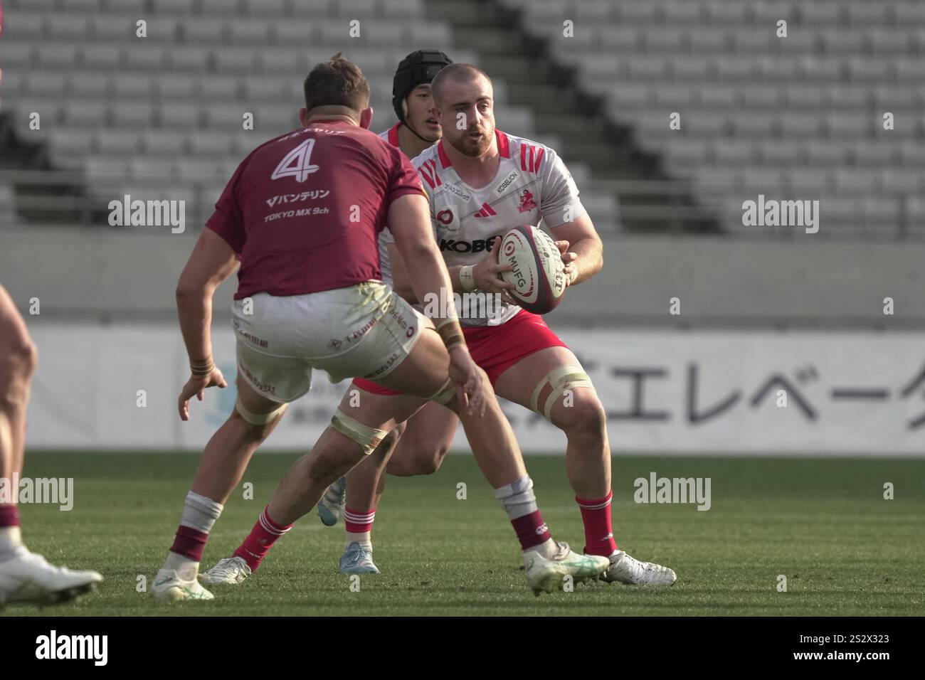Steelers' Tiennan Costley during the 2024-25 Japan Rugby League One ...