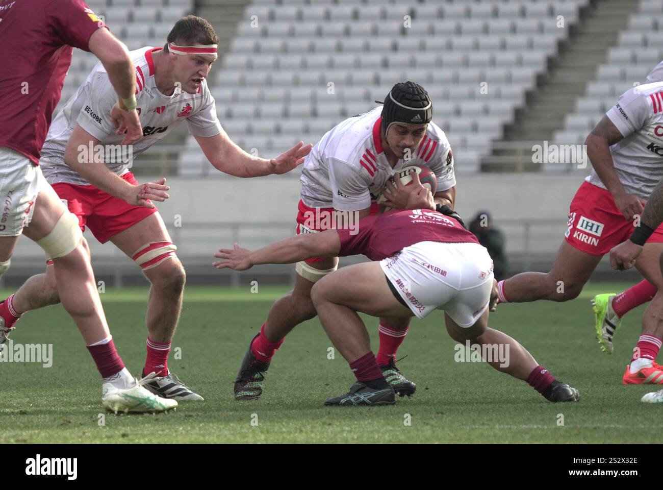 Steelers' Gerard Cowley-Tuioti during the 2024-25 Japan Rugby League ...