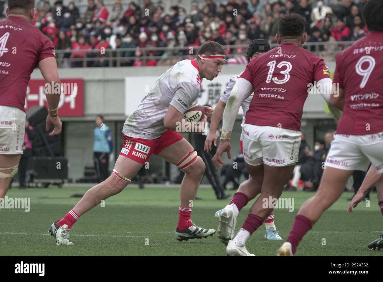 Steelers' Brodie Retallick during the 2024-25 Japan Rugby League One ...