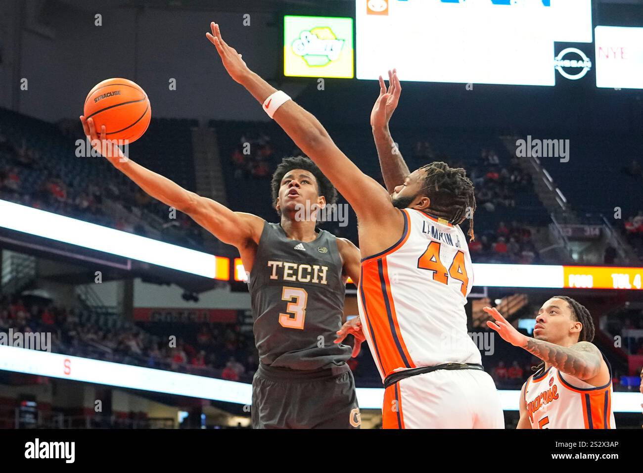 SYRACUSE, NY - JANUARY 07: Georgia Tech Yellow Jackets Guard Jaeden ...