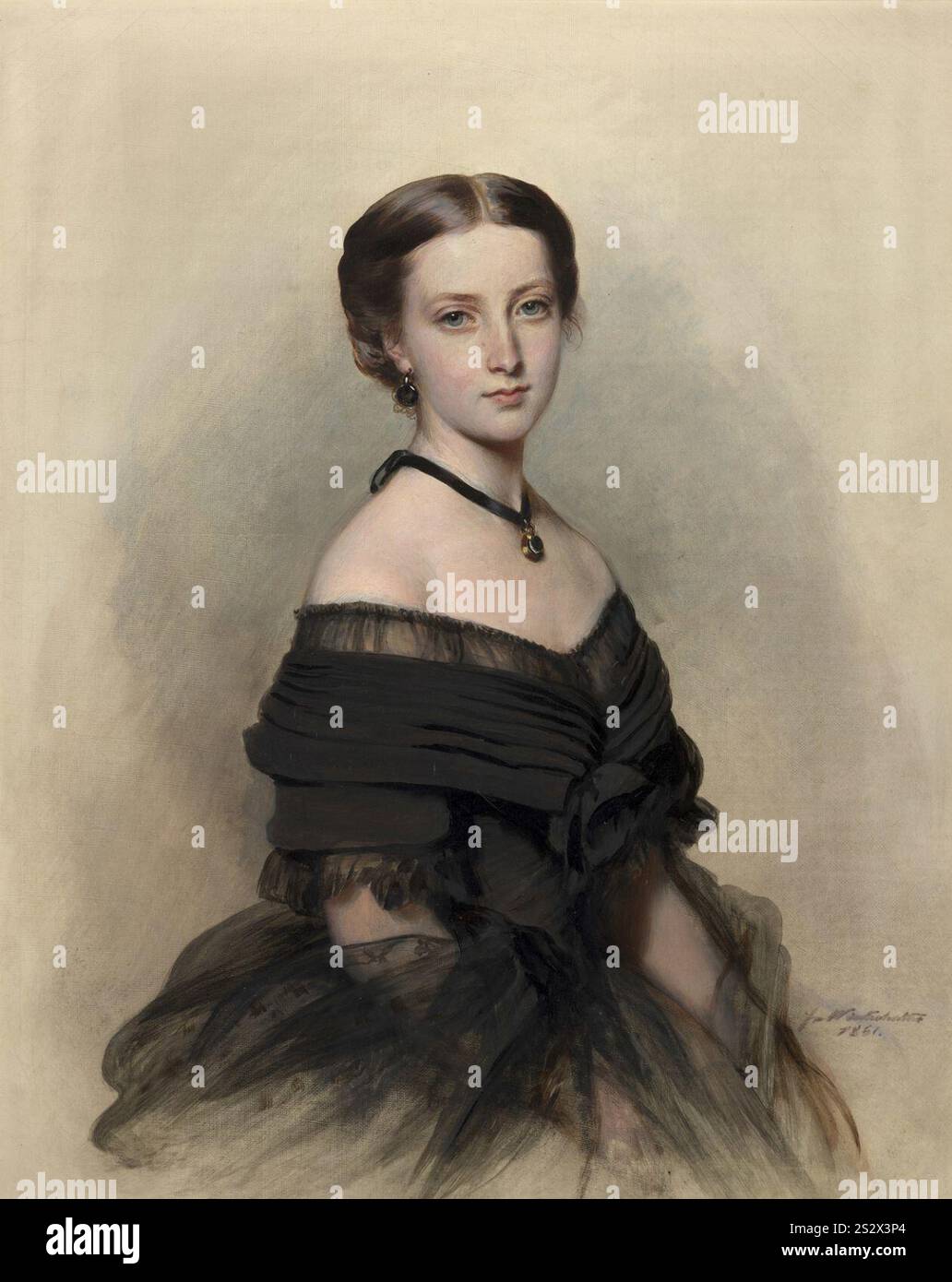 Franz Xaver Winterhalter (1805-73) - Princess Helena (1846-1923 Stock ...