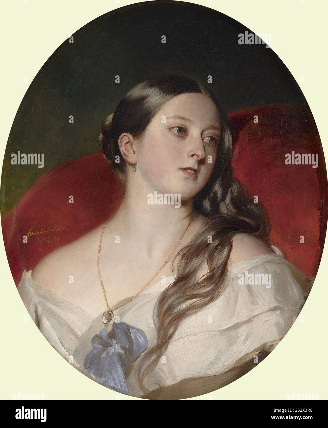 Franz Xaver Winterhalter (1805-73) - Queen Victoria (1819-1901 Stock ...