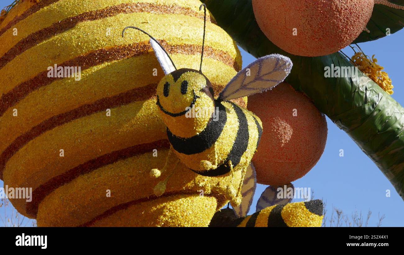 Pasadena, California, USA 3rd January 2025 at 2025 Bee on Float at ...
