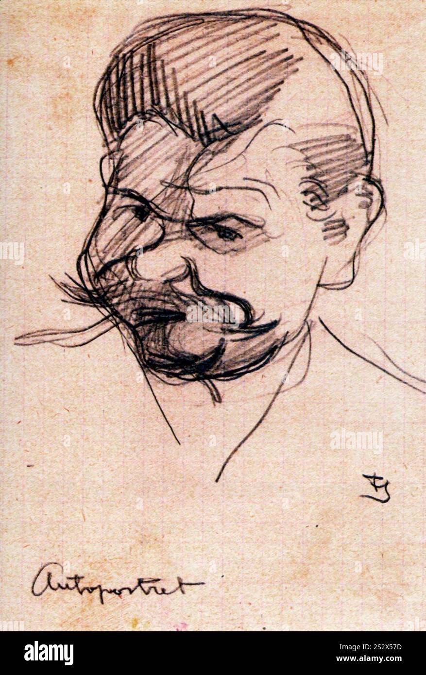 Frederic Storck - Desene - Autoportret (3 Stock Photo - Alamy