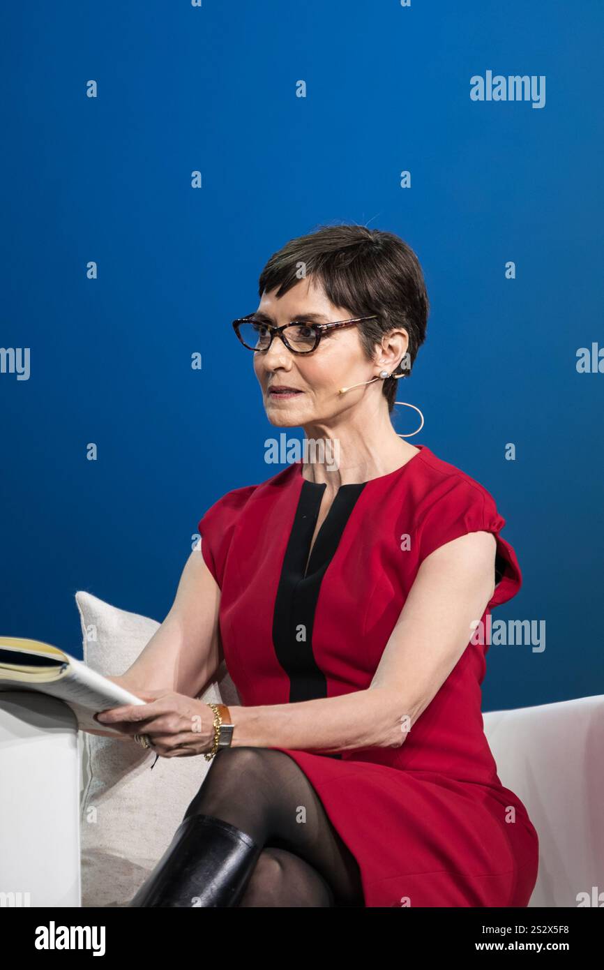 LAS VEGAS, Nevada - Catherine Herridge speaking at the X Corp Keynote ...