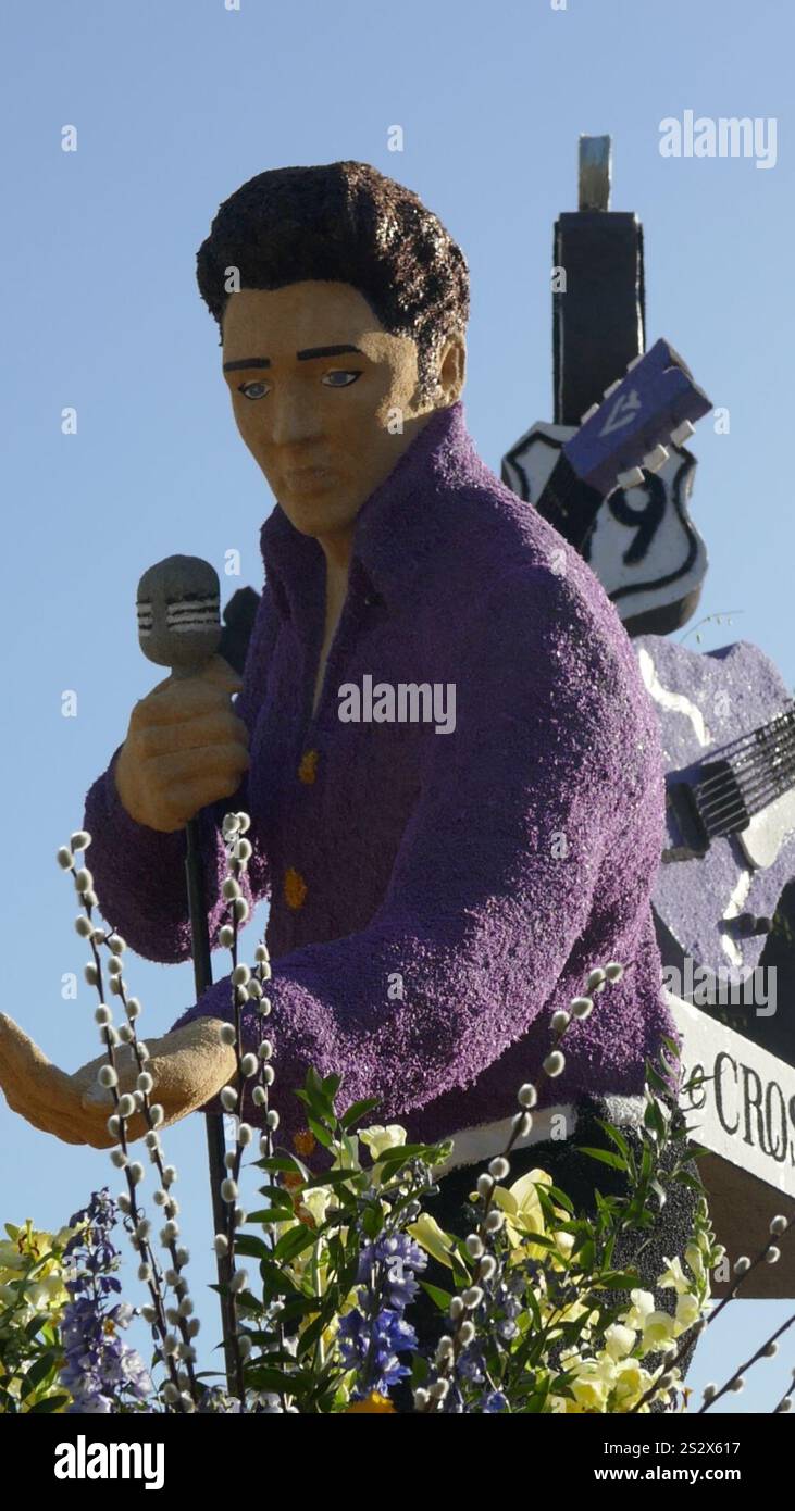 Pasadena, California, USA 3rd January 2025 at 2025 Elvis Presley Float ...