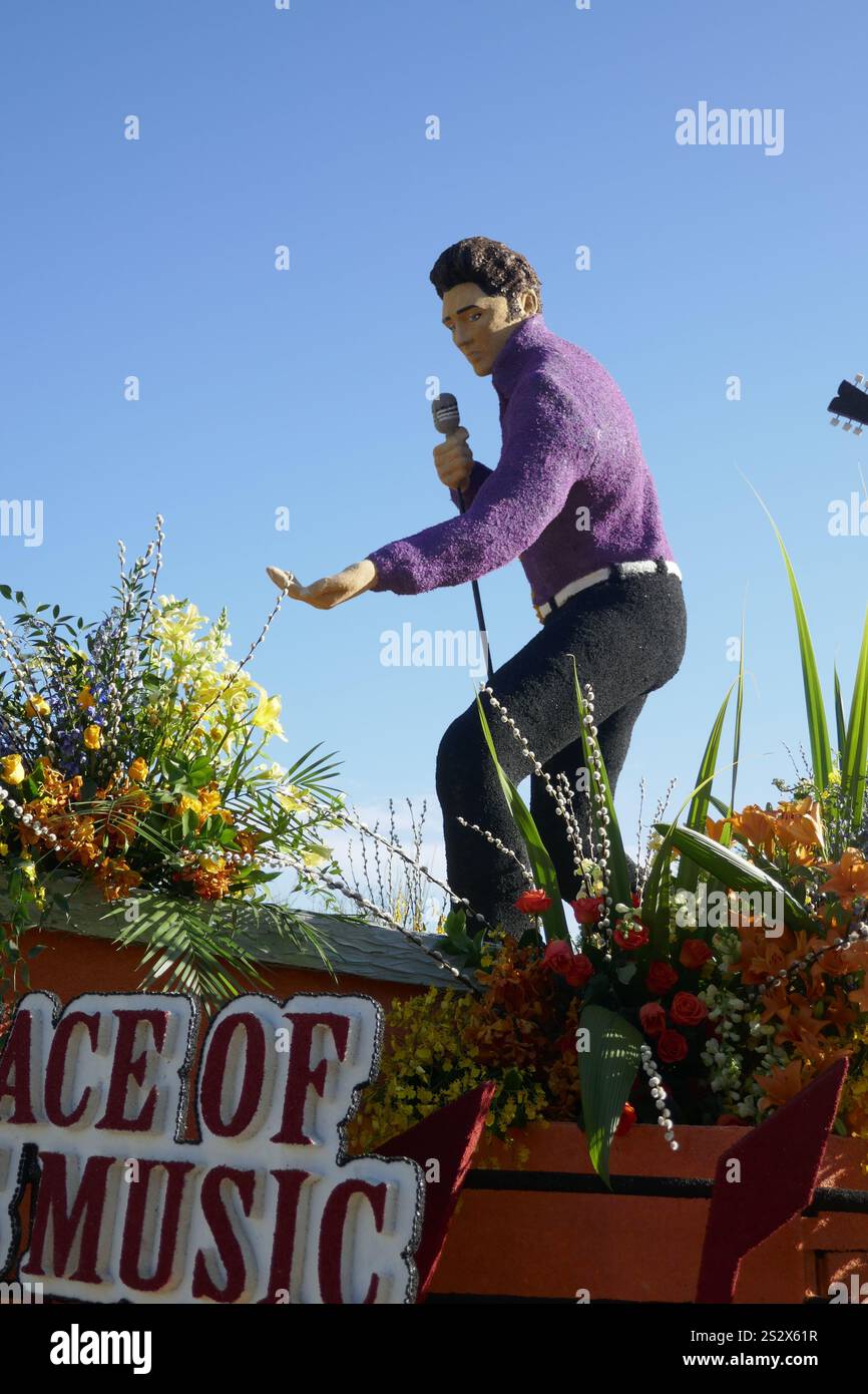 Pasadena, California, USA 3rd January 2025 at 2025 Elvis Presley Float ...