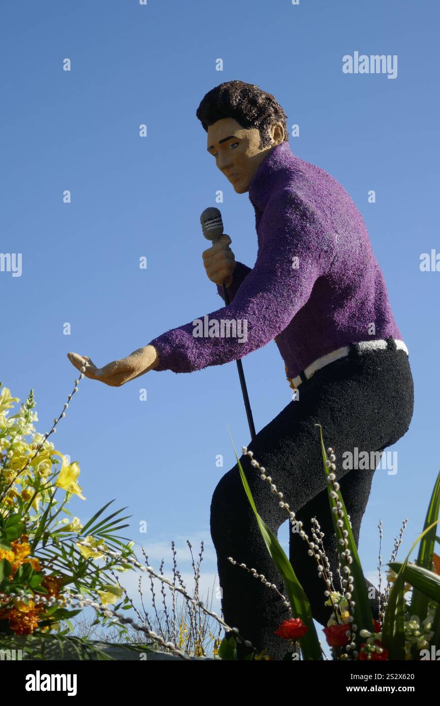 Pasadena, California, USA 3rd January 2025 at 2025 Elvis Presley Float ...