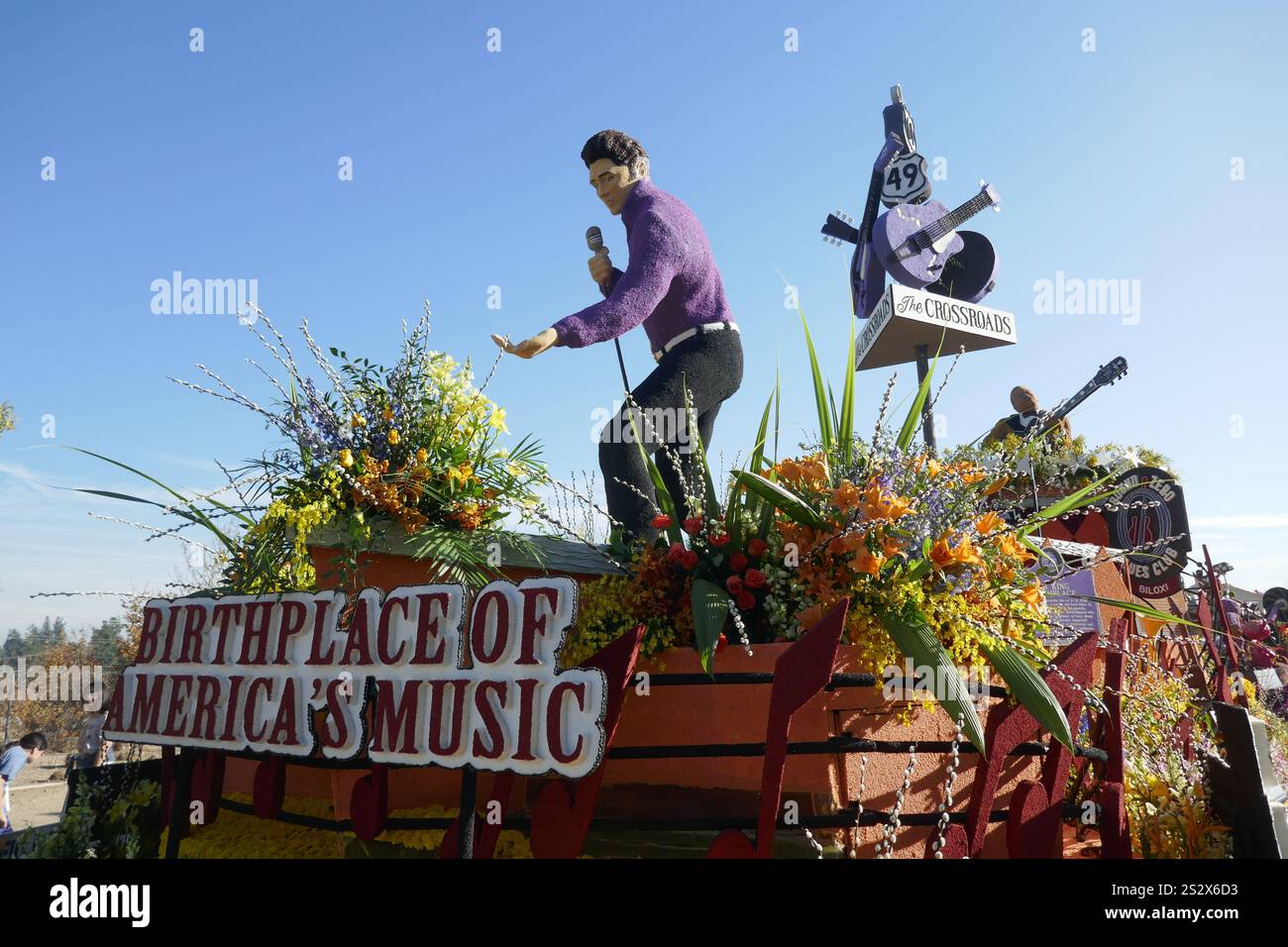 Pasadena, California, USA 3rd January 2025 at 2025 Elvis Presley Float ...