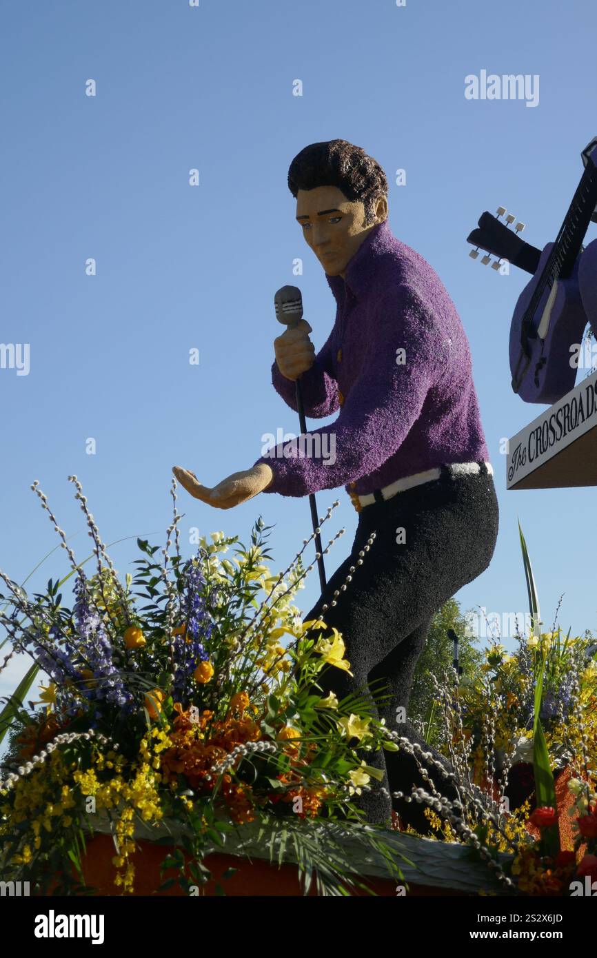 Pasadena, California, USA 3rd January 2025 at 2025 Elvis Presley Float ...