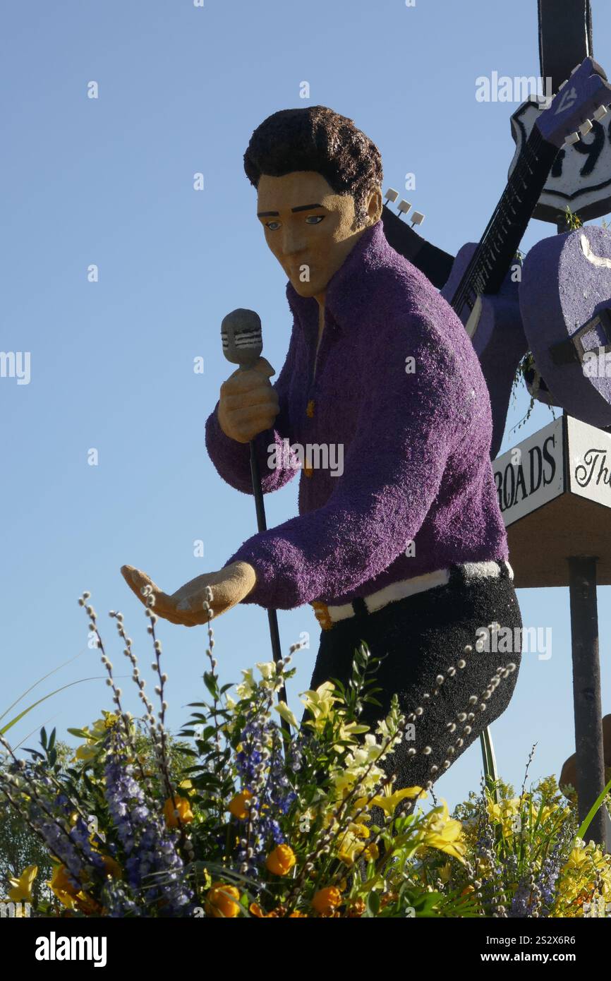 Pasadena, California, USA 3rd January 2025 at 2025 Elvis Presley Float ...