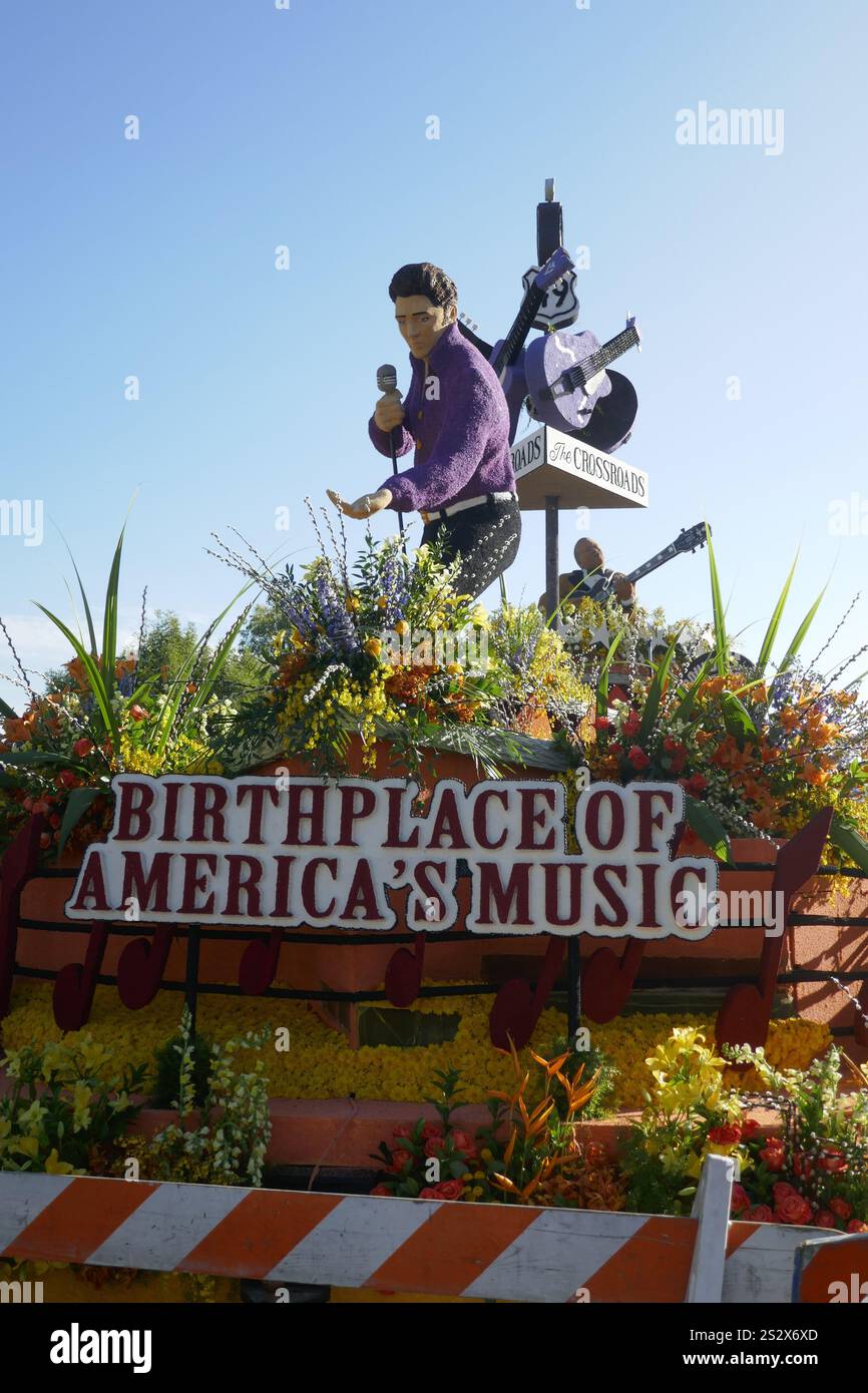 Pasadena, California, USA 3rd January 2025 at 2025 Elvis Presley Float ...