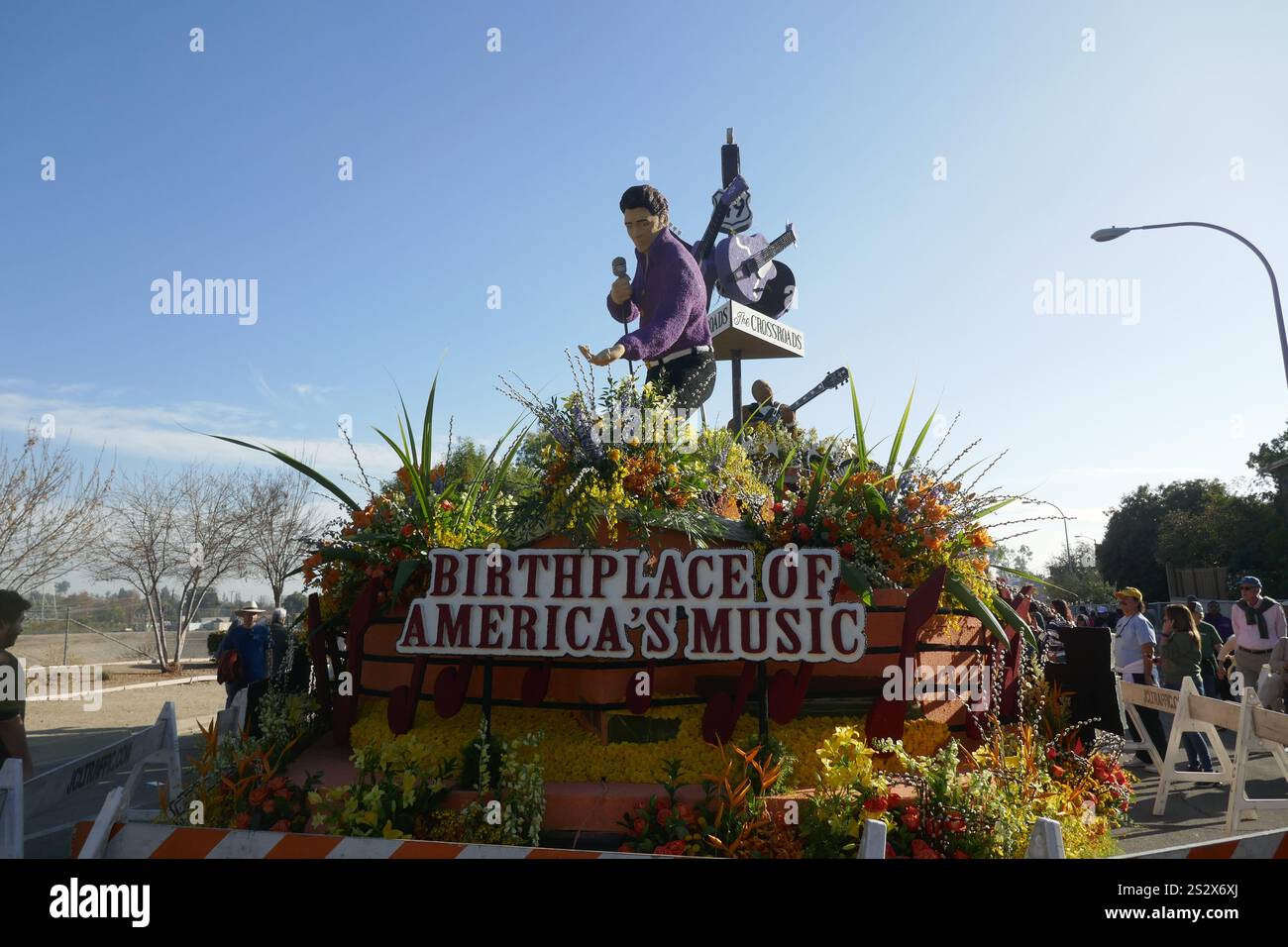 Pasadena, California, USA 3rd January 2025 at 2025 Elvis Presley Float ...
