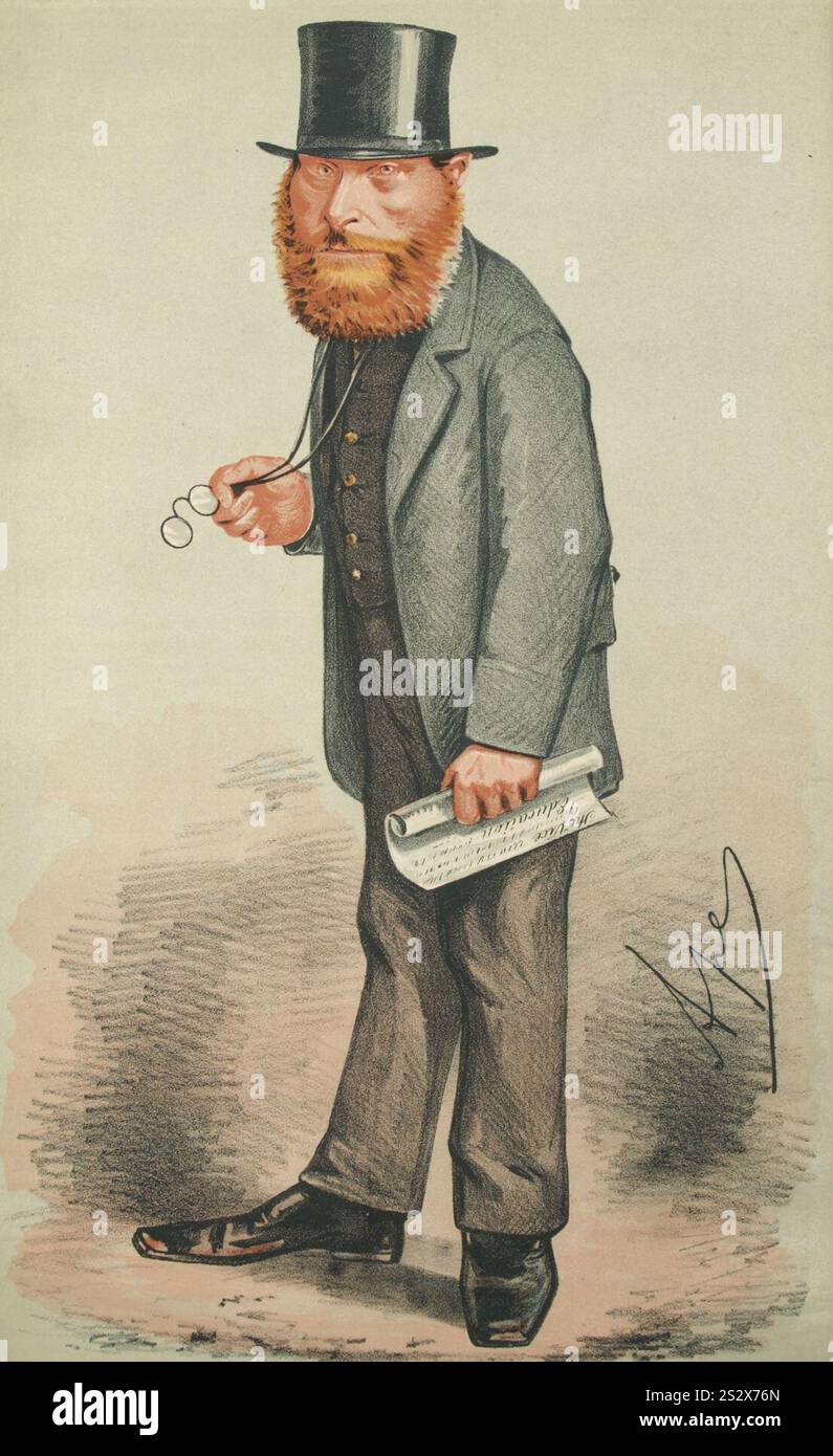 William Edward Forster, Vanity Fair, 1869-03-06,crop Stock Photo - Alamy