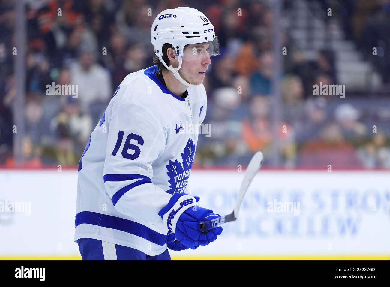 Toronto Maple Leafs' Mitch Marner plays during an NHL hockey game ...