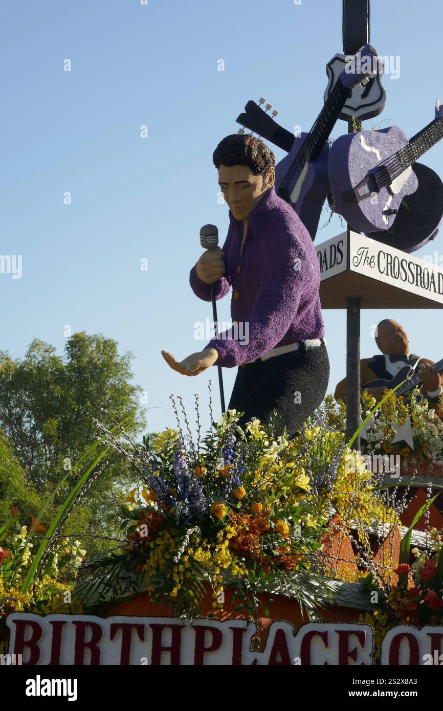 Pasadena, California, USA 3rd January 2025 at 2025 Elvis Presley Float ...