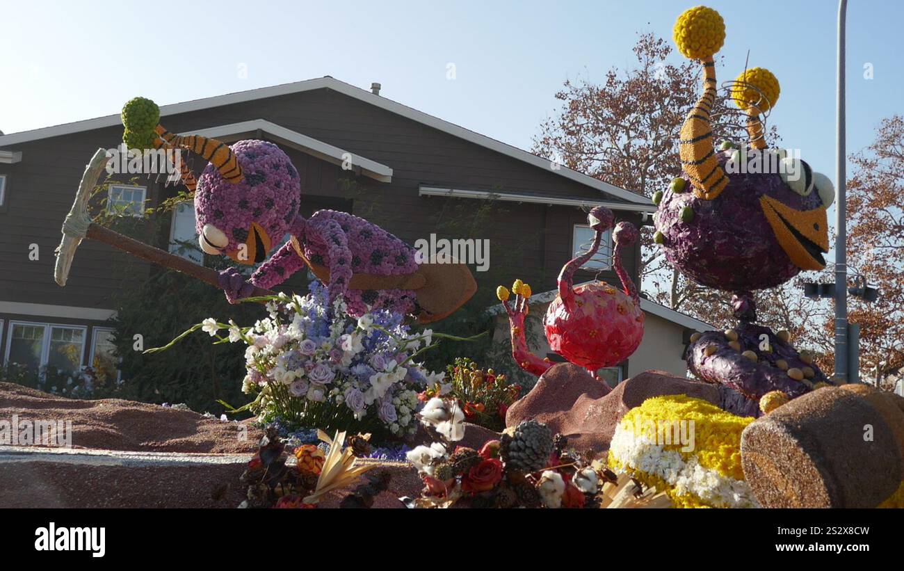 Pasadena, California, USA 3rd January 2025 at 2025 Aliens on La Canada ...