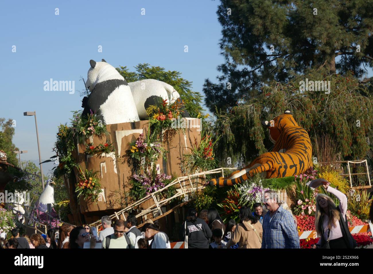 Pasadena, California, USA 3rd January 2025 at 2025 Pandas and Tiger on ...